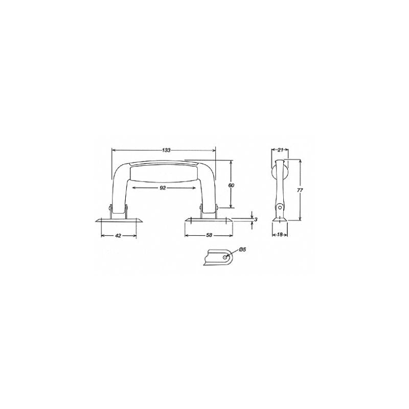 Carry Handle Nickel - Venture Products