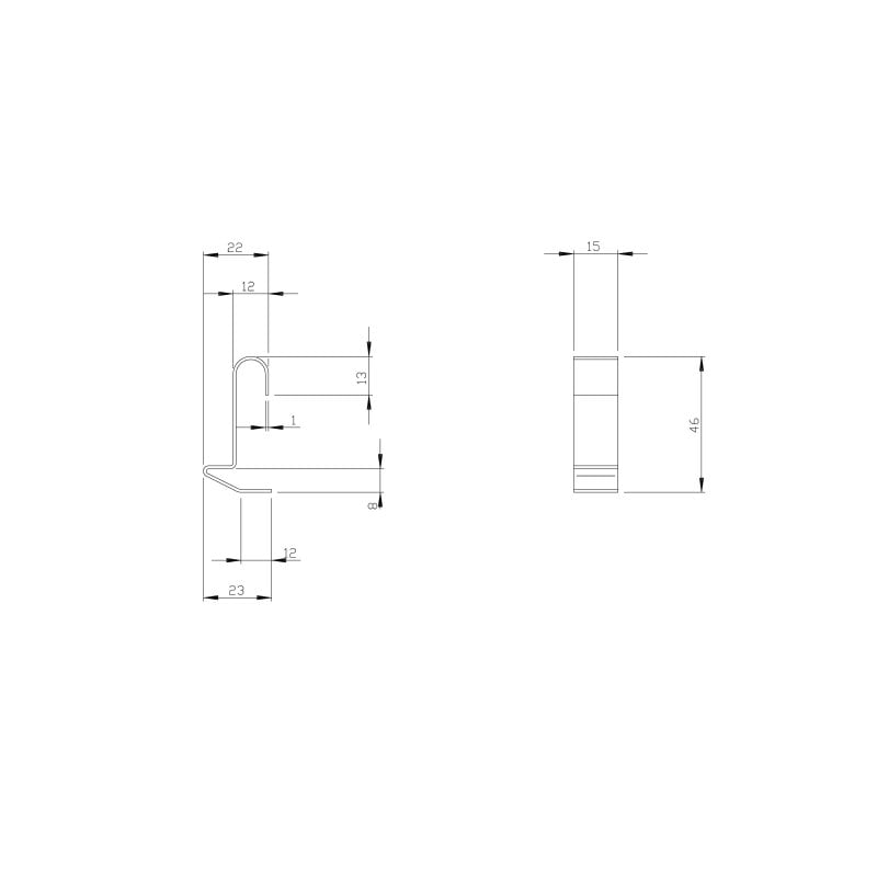 Hexel Bracket Unplated Heated - Venture Products