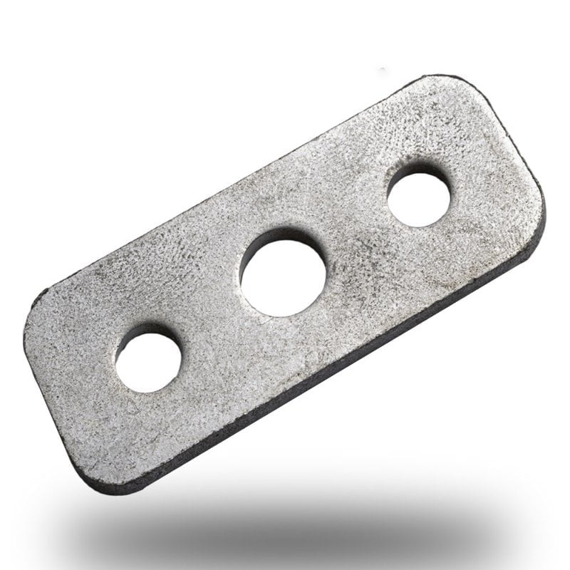 Small Holed Plate Zinc White - Venture Products