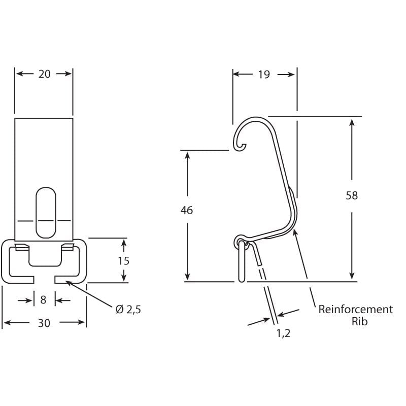 Glass Toggle Latch Stainless Steel - Venture Products