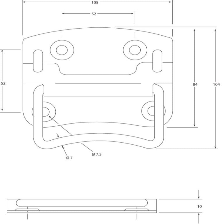 Drop Down Handle Stainless Steel - Venture Products