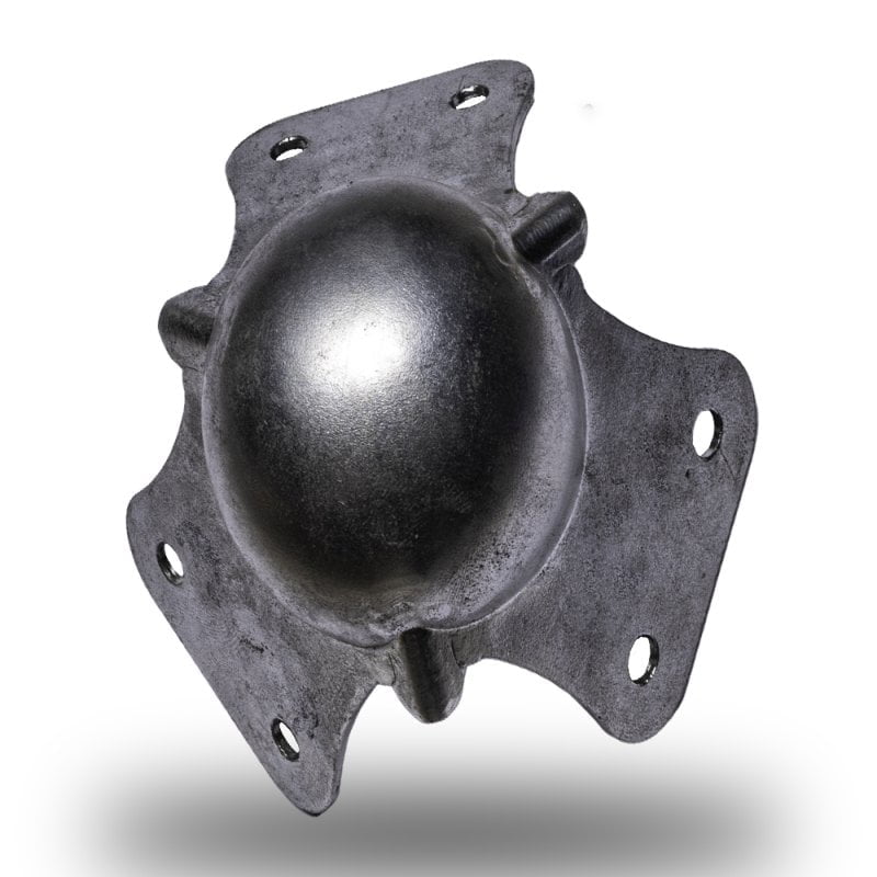 Large Ball Corner Zinc White - Venture Products