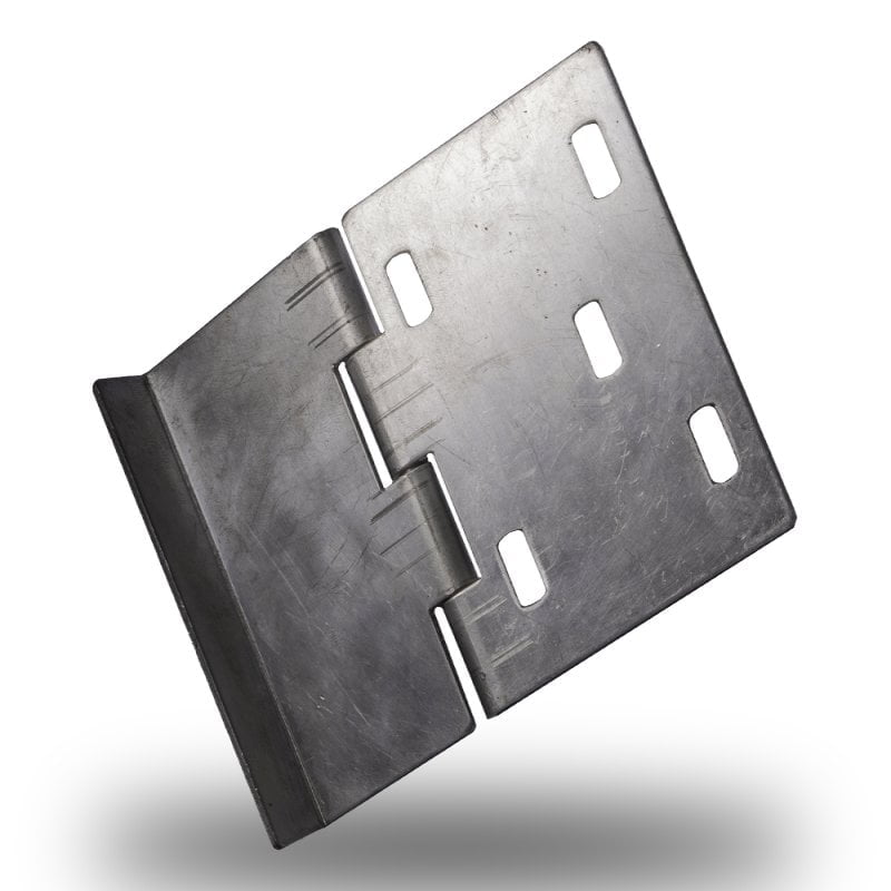 Aluminium 2mm Seat Hinge 6mm Stainless Steel Pin - Venture Products